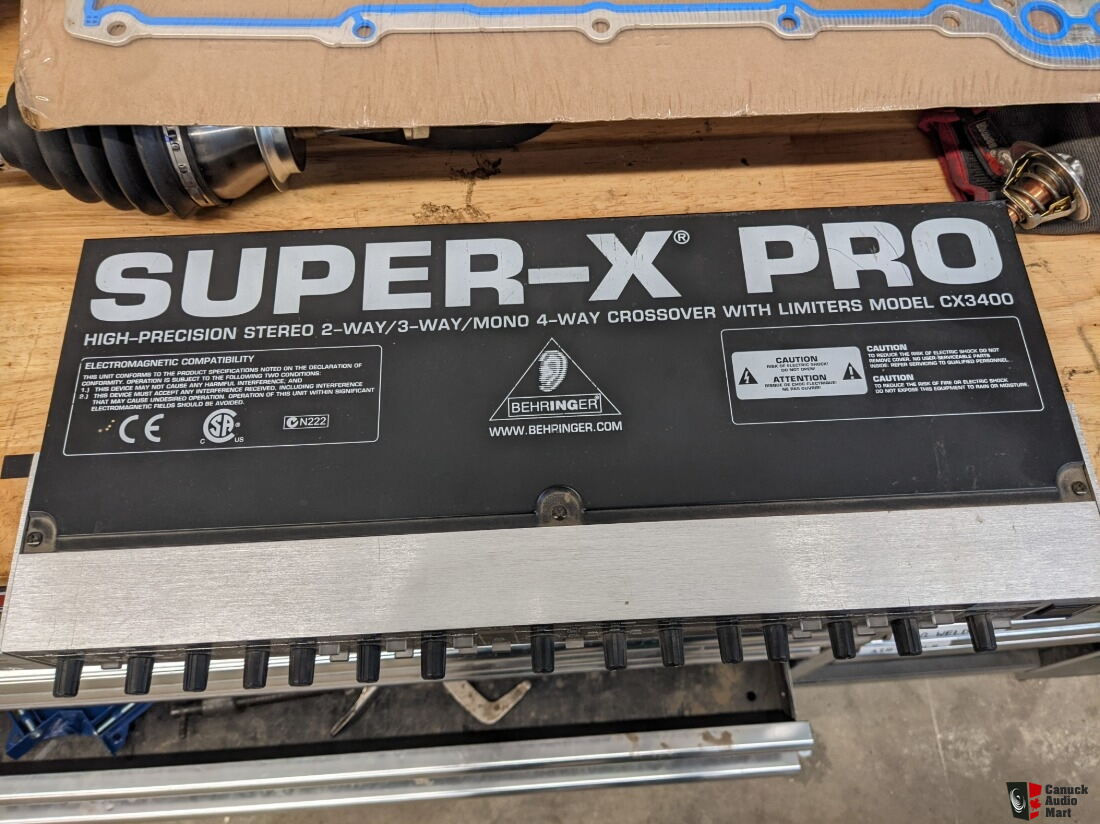 Behringer Super X Pro electronic crossover Photo #3631956 - Canuck ...
