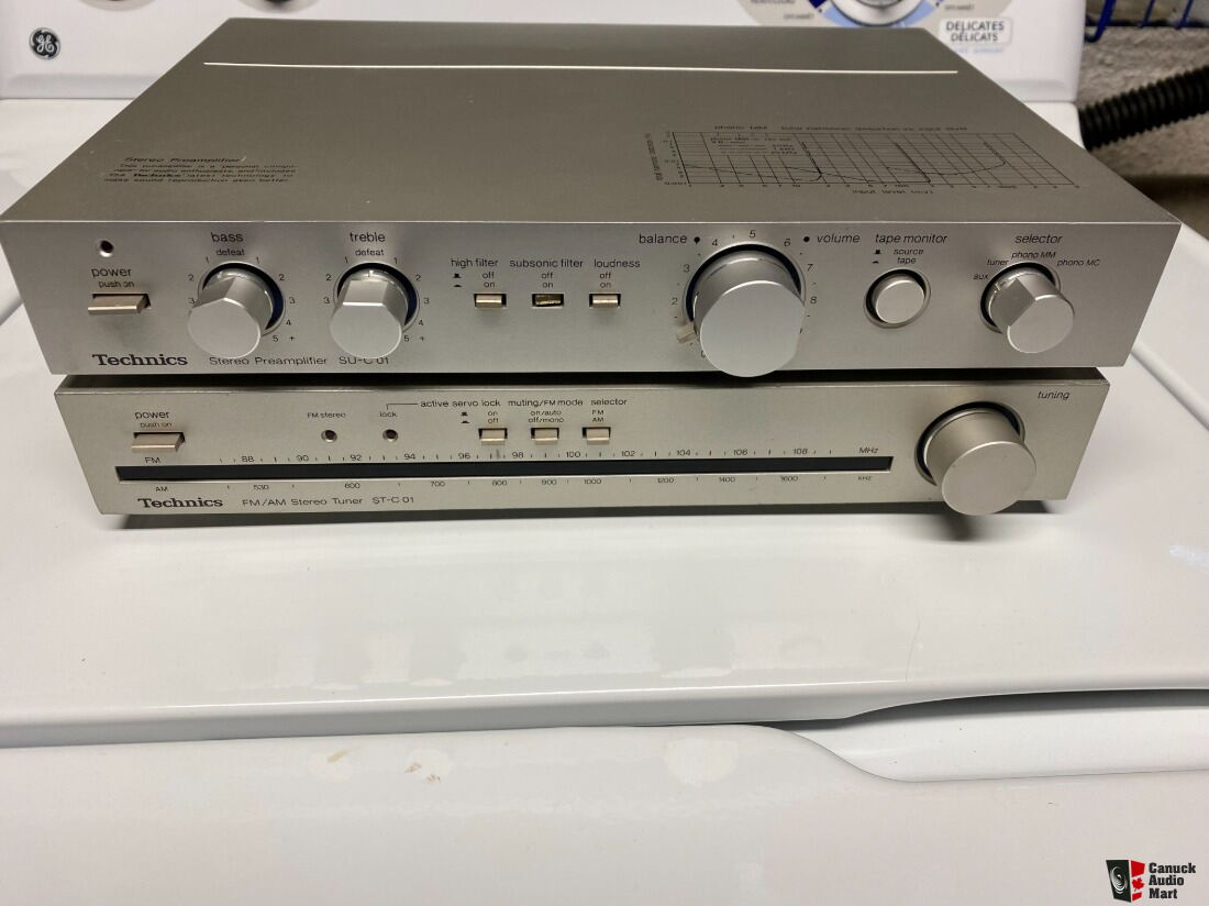Technics micro series SU-C01 preamp & ST-C01 Tuner Photo #3634331 - UK ...