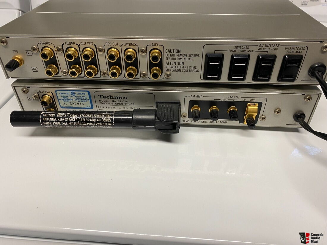 Technics micro series SU-C01 preamp & ST-C01 Tuner Photo #3634331 - UK ...