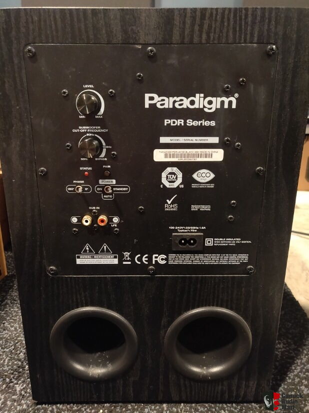 Paradigm PDR-W100 wireless subwoofer Photo #3634484 - US Audio Mart