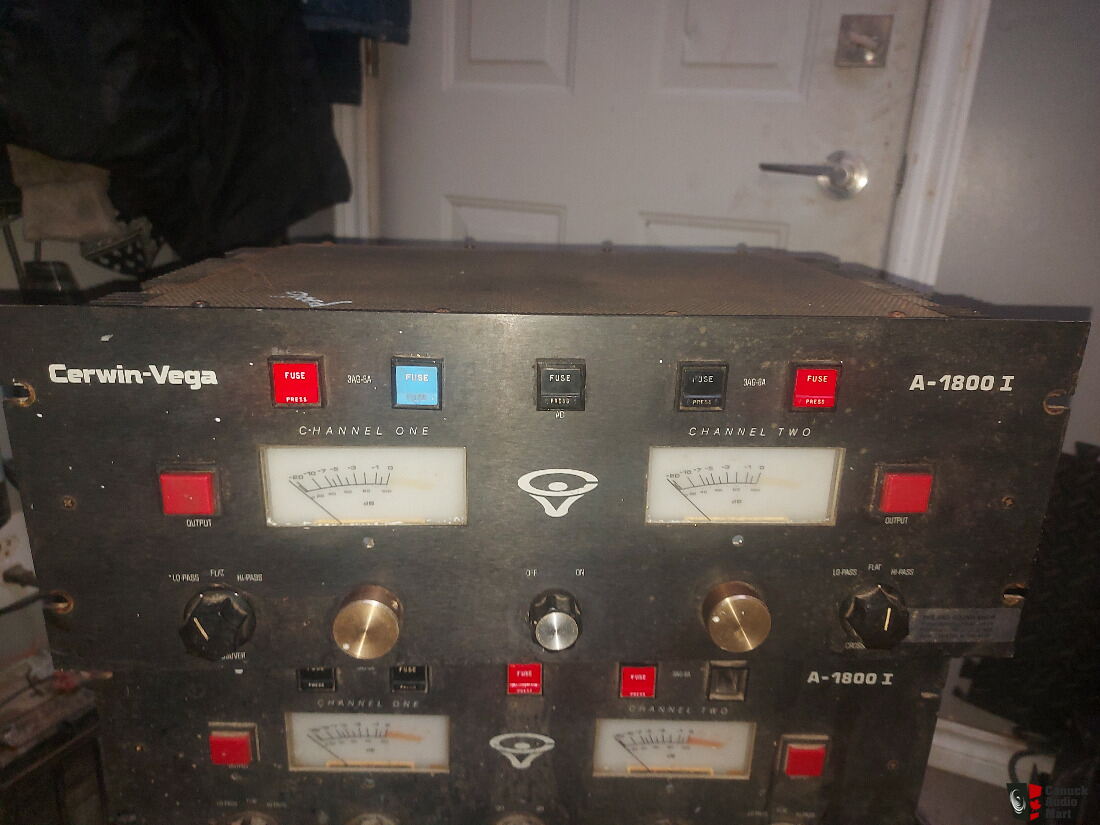 Amps Rotel 1412, Cerwin Vega a-1800i, G systems, Precedent series 1100a ...