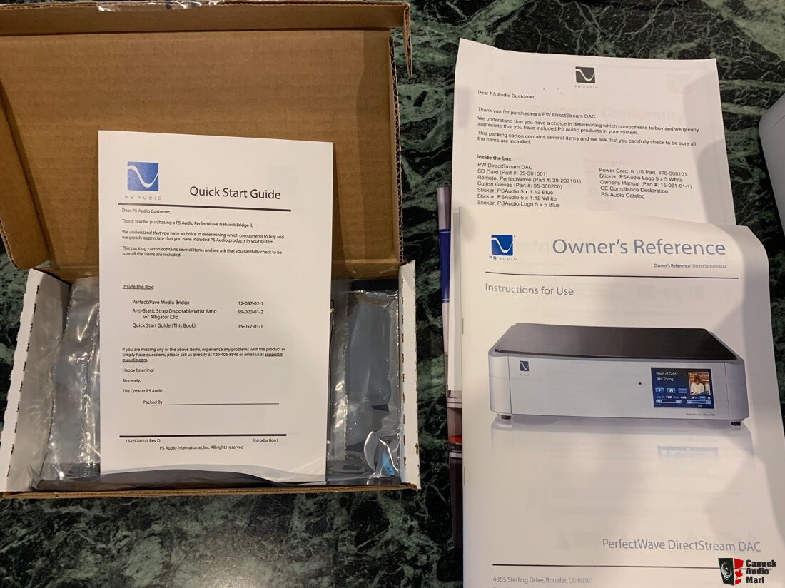 PS Audio DirectStream DAC with Bridge II Network Card Photo #3636307 ...