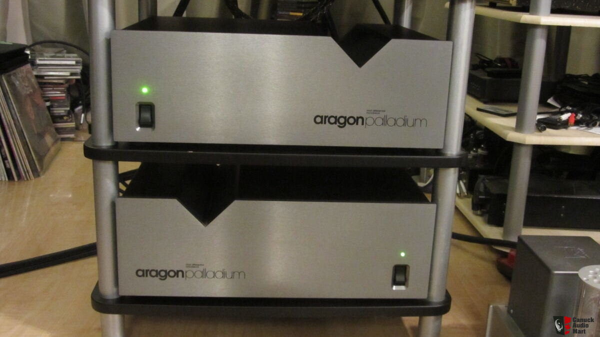 Aragon Palladium monoblock amplifiers, (Class 'A' and 'A/B') Photo ...