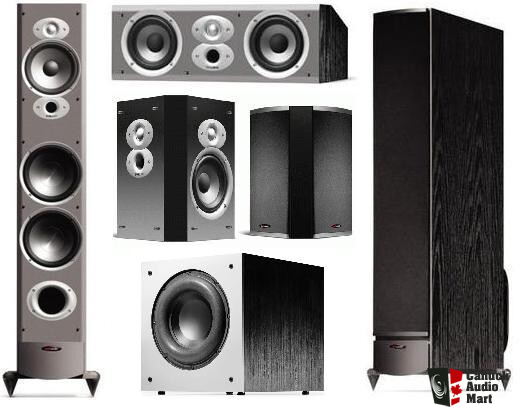 Polk Audio RTi10, CSi3, FXi3 and PSW404 Home Theater System Photo ...
