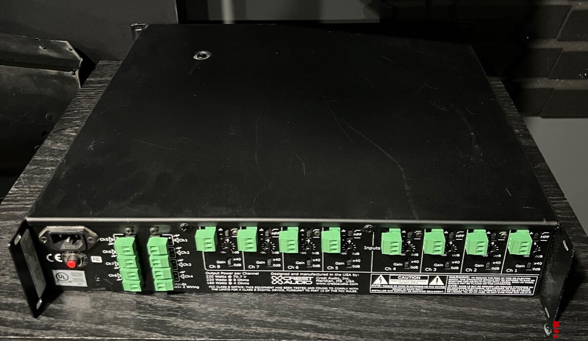 Crest Audio CM2208 8ch Power Amplifier * Reduced Photo #3644963 - UK ...