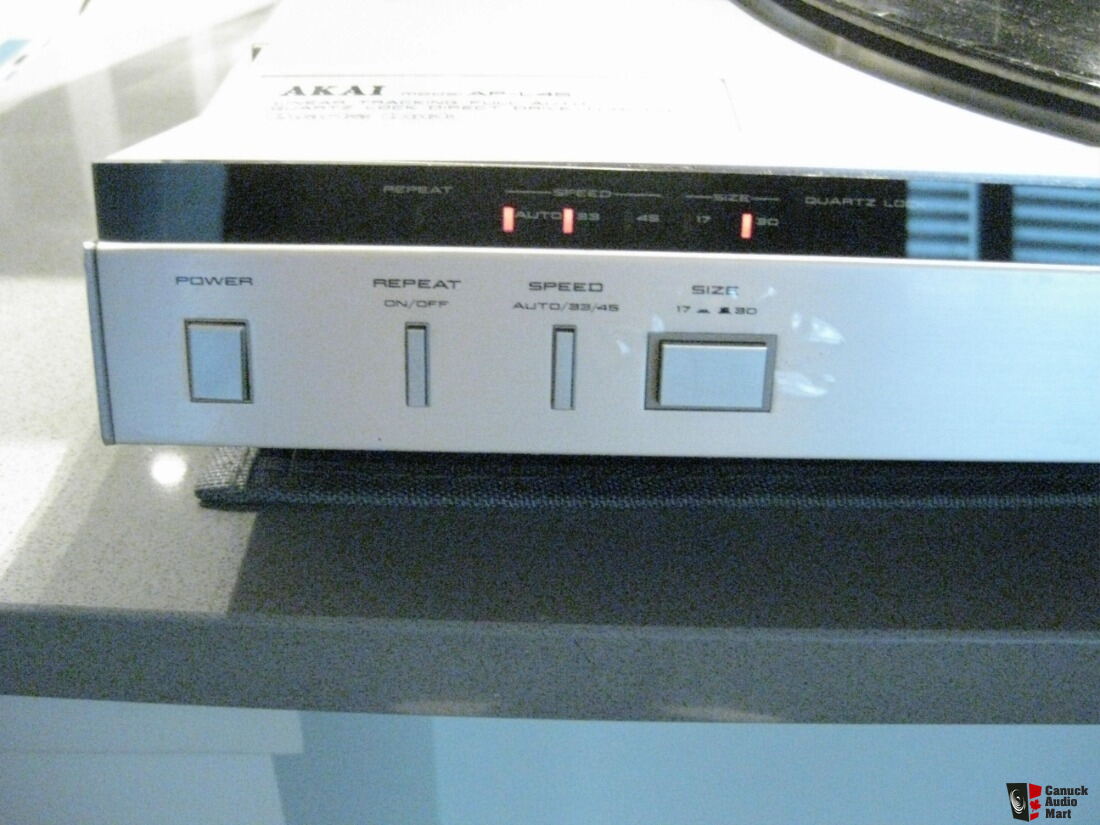 AKAI AP-L 45 Linear Trucking Direct Drive Turntable in very good ...