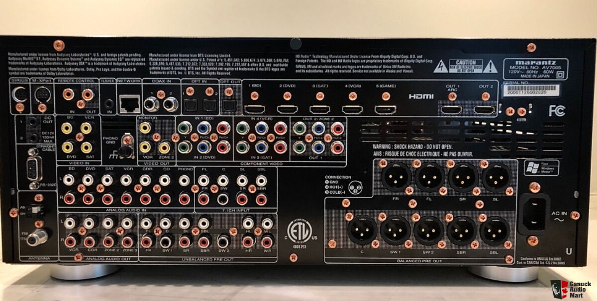 Marantz AV7005 Preamp/Processor Photo #3647122 - US Audio Mart