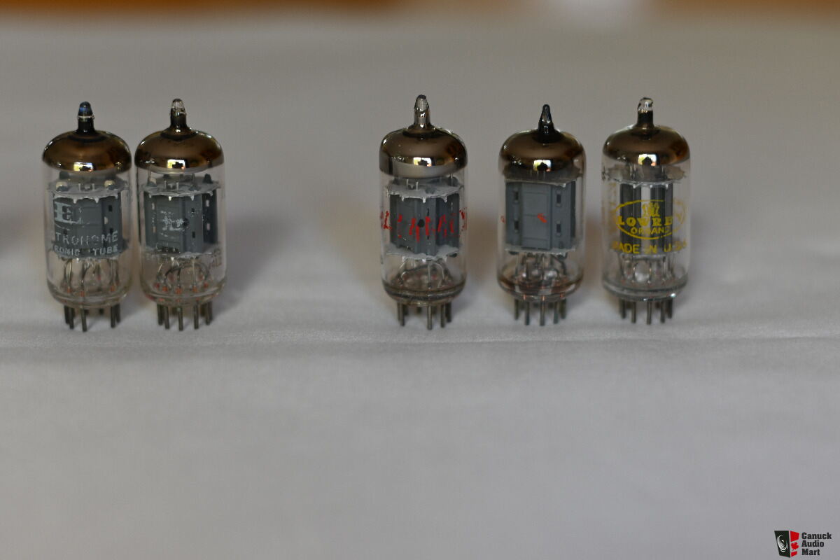 12AX7 Vintage Tubes lot of 9 Photo #3647928 - US Audio Mart