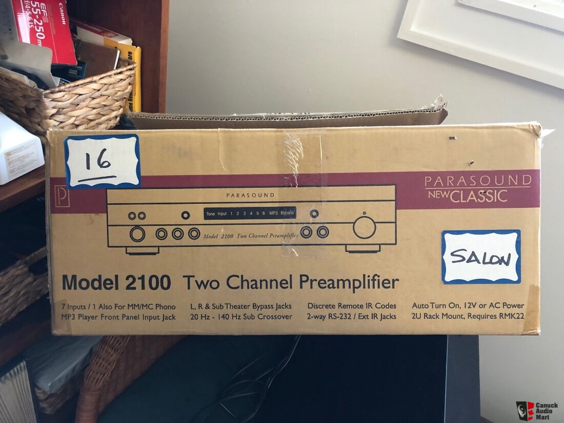 Parasound 2100 Preamp w/phono PENDING to Vlad Photo #3648472 - Canuck ...