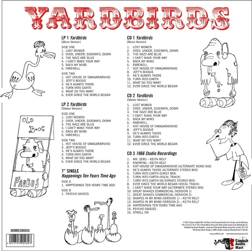 The Yardbirds-Roger The Engineer: Super Deluxe [Boxset:2LP,3CD,7 ...