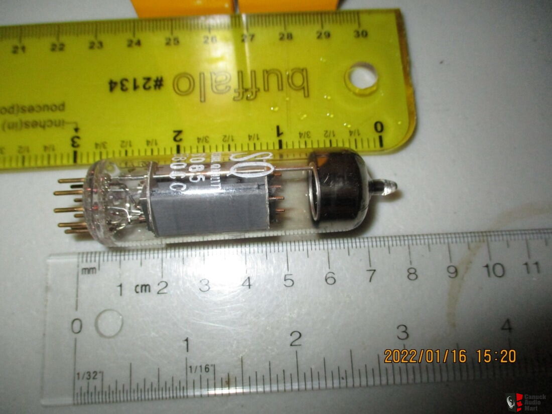 A rare quad of 1960's Philips miniwatt SQ E80CC / 6085 original ...