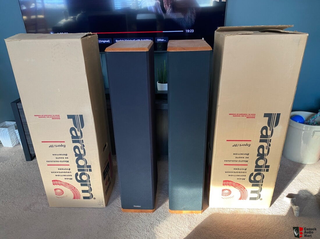 Pair of Paradigm Export BP Speakers with Original Boxes Photo #3649660 ...