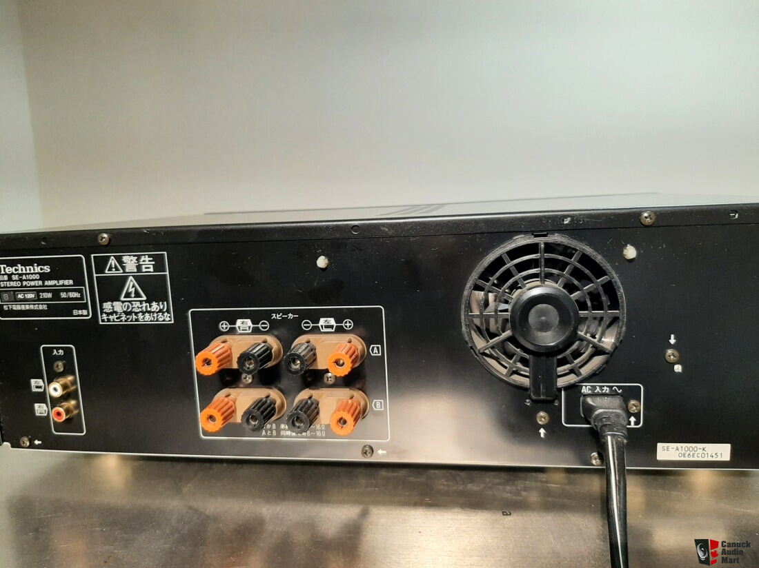 Technics SE-A1000 Moss Class AA Reference amp Photo #3657973 - Canuck ...