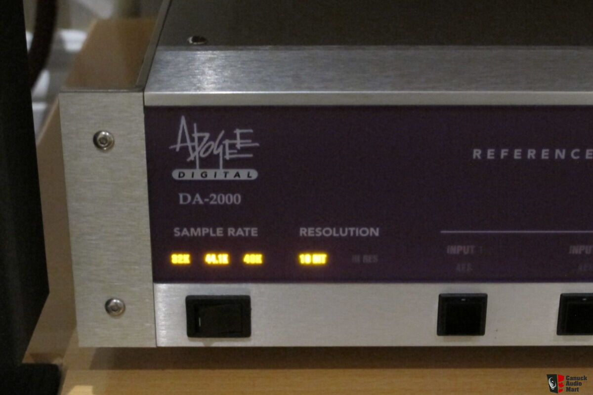 Apogee DA-2000 Reference DAC - NEAR MINT !!! Photo #3659161 - Canuck ...