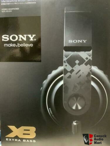 SONY MDR-XB1000 Headphones * LIKE NEW * 70mm drivers For Sale - Canuck ...