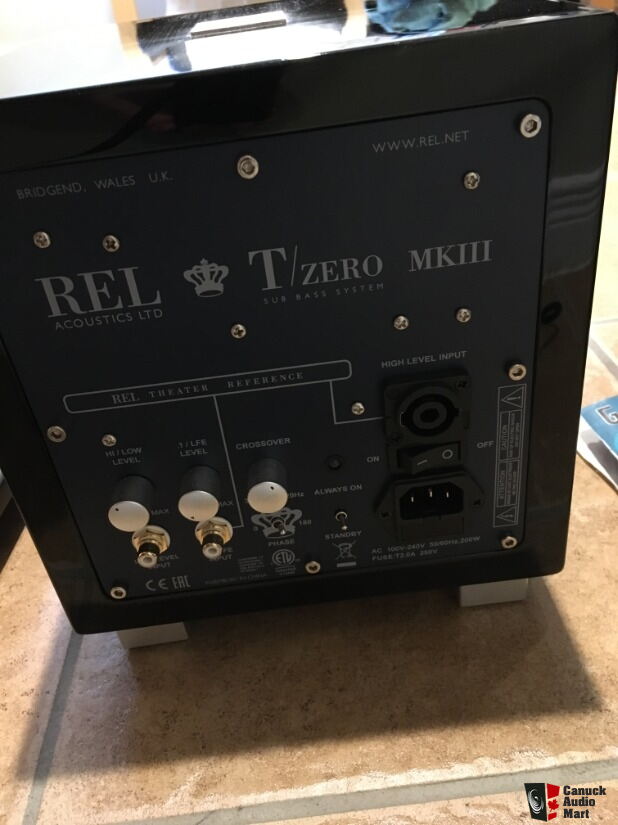 REL Acoustics T Zero MK III subwoofers Photo #3660160 - Canuck Audio Mart