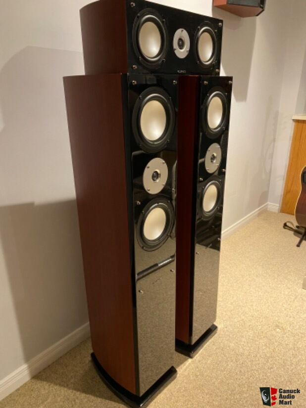 Fluance XL7F pair of tower speaker and Center speaker XL7 Reference ...