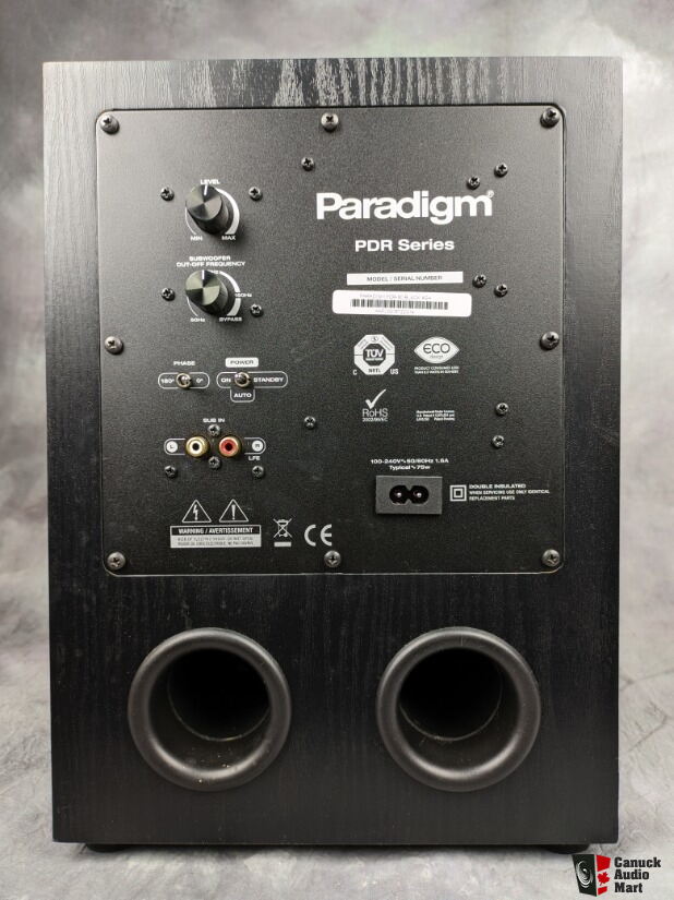 Paradigm PDR-80 Subwoofer Photo #3662005 - Canuck Audio Mart