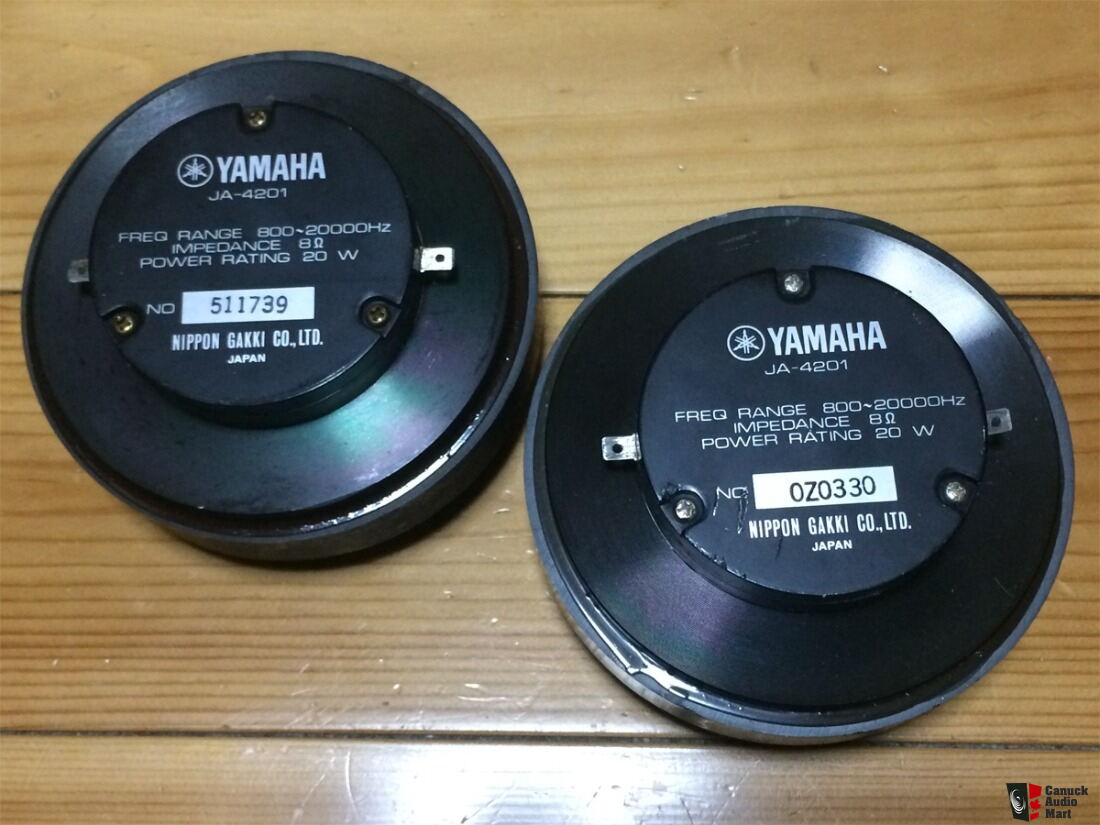 Pair Yamaha Horns & Drivers Photo #3665716 - Canuck Audio Mart