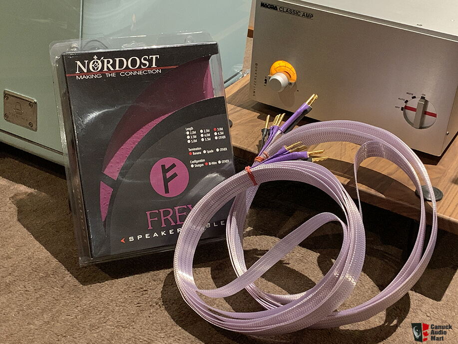 Nordost Frey 3M Bi-Wire Speaker Cables Dealer Ad - Canuck Audio Mart
