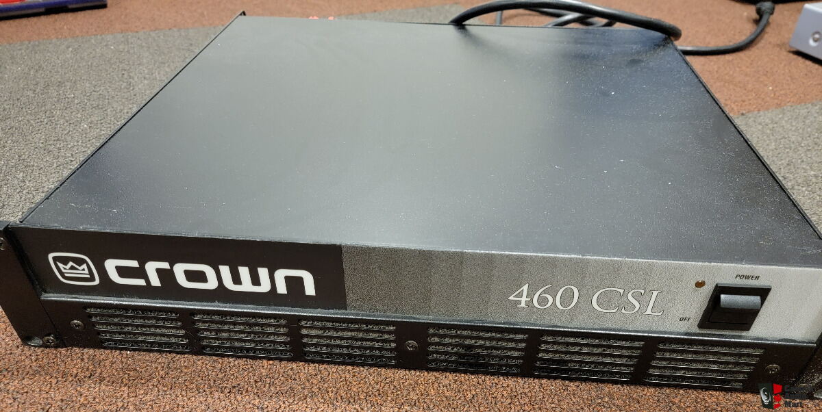 Crown 460 CSL Rack Unit Amplifier - THX Photo #3670653 - Canuck Audio Mart