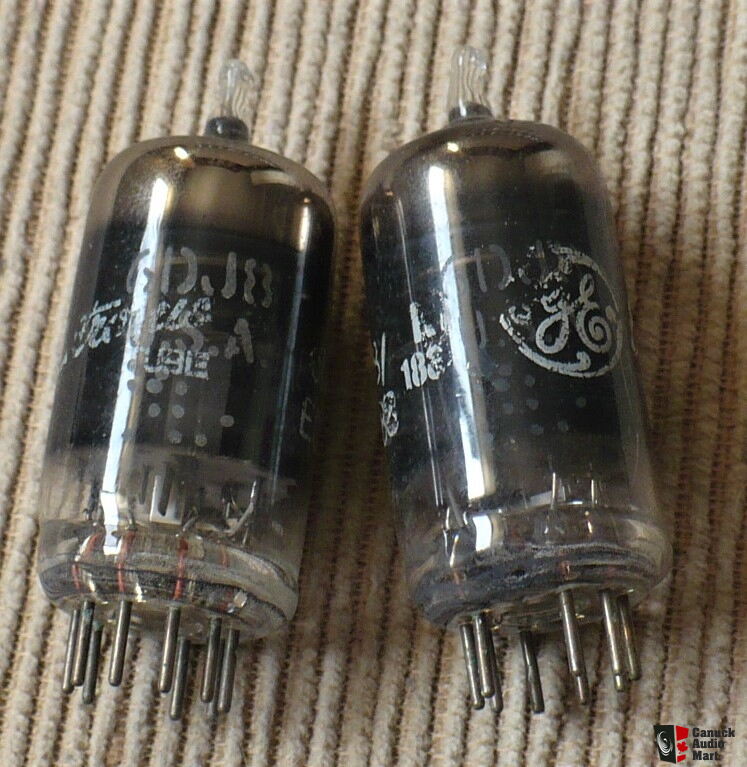 Approximately 12 Vintage Black Glass GE ECC88 6DJ8 Preamplifier Tubes ...