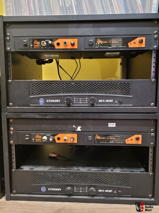 Crown XLS 204 in wood cabinet 2 x 260WPC or 1 x 800@ 8Ohms Photo ...