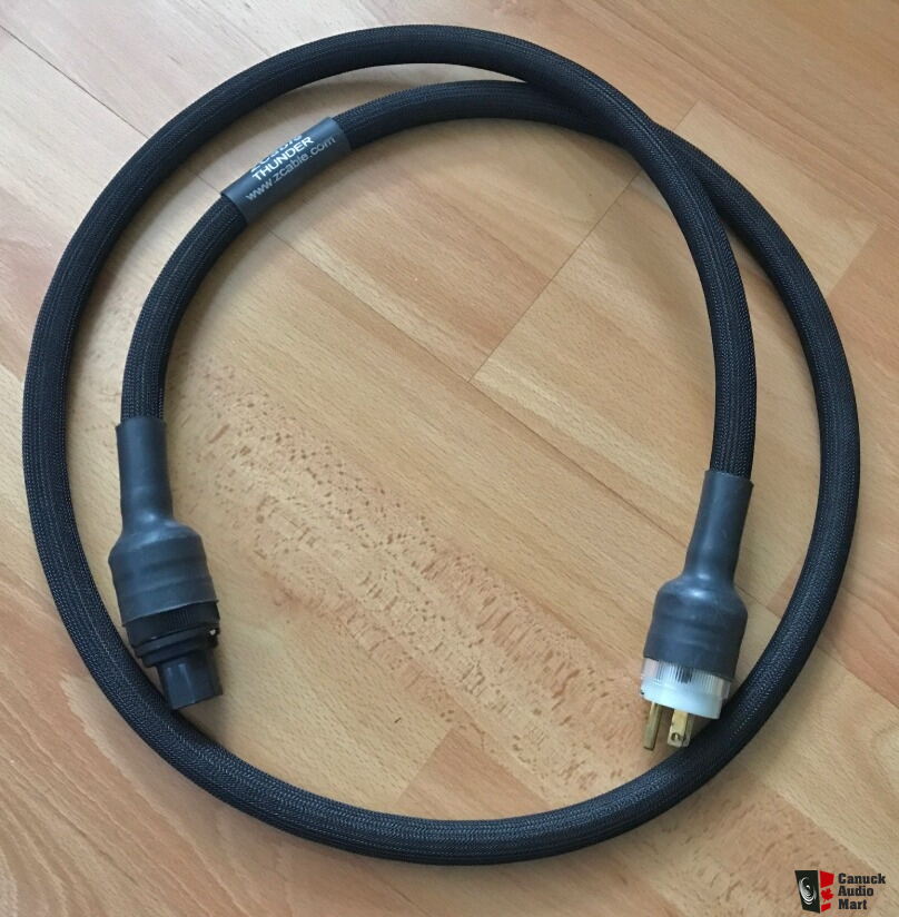 Power Cord Zcable THUNDER - Excellent for Amps For Sale - Canuck Audio Mart