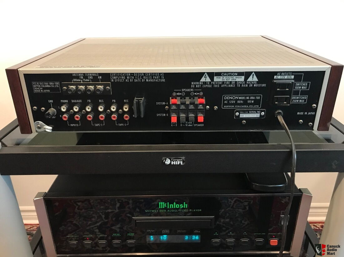 A Beautiful Denon DRA-700 Precision Audio Component /Tuner Amp,Phono ...