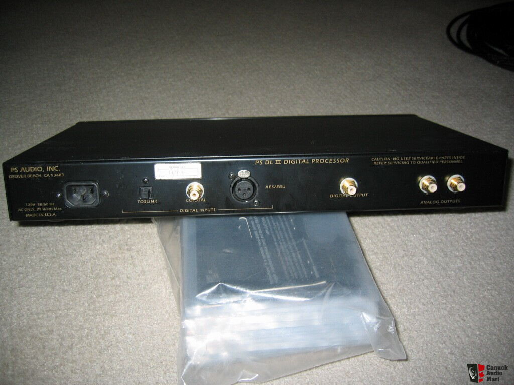 PS Audio DL III Digital Processor (DAC) older model "REDUCED" Photo ...