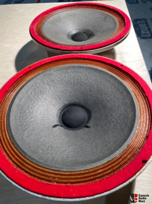 Pair of Richard Allan CG 12 8 ohm 12 inch bass drivers For Sale ...