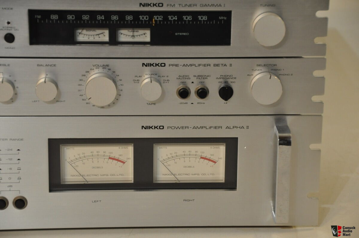 Silver Nikko Alpha II Amplifier Photo #3693674 - UK Audio Mart