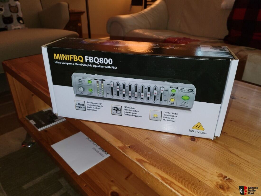 Behringer FBQ 800 mini Equalizer For Sale - Canuck Audio Mart