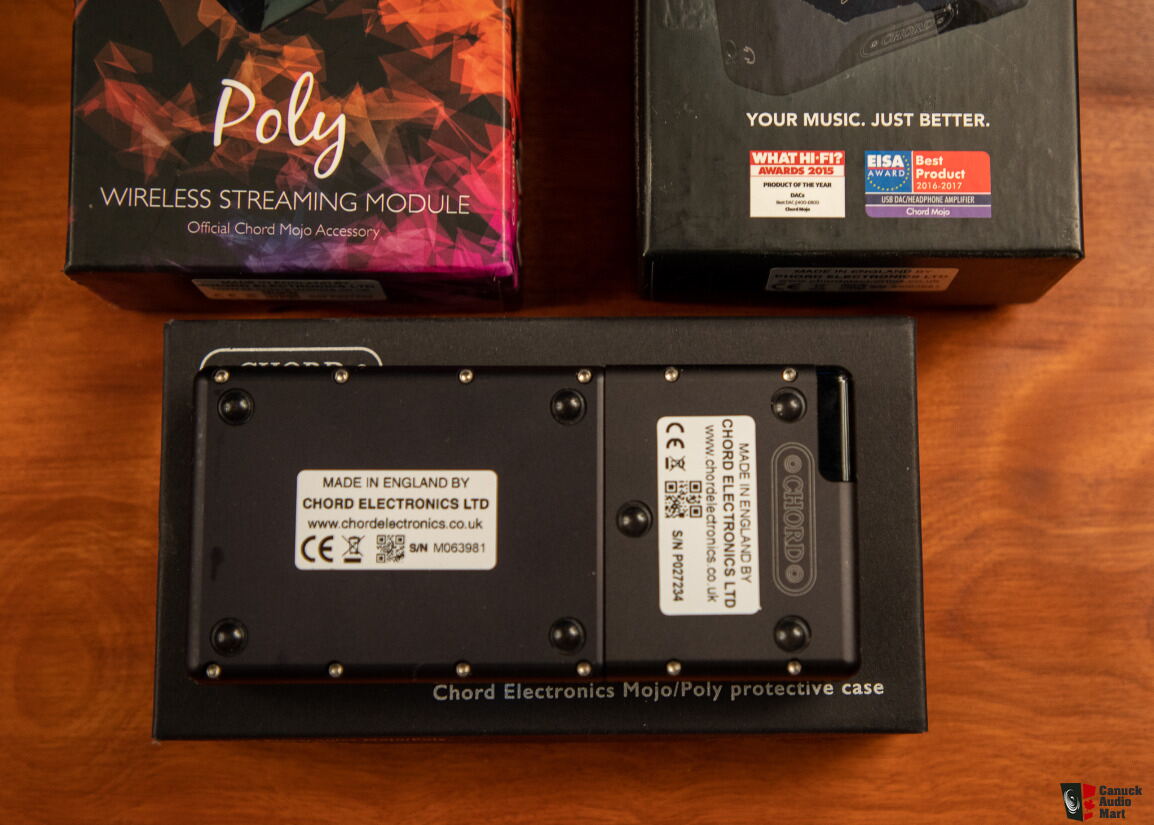 Chord Poly & Mojo portable server, streamer and headphone amp Photo ...