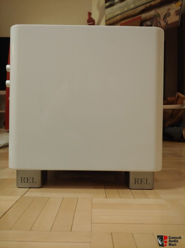 REL T/5x Subwoofer - white For Sale - Canuck Audio Mart
