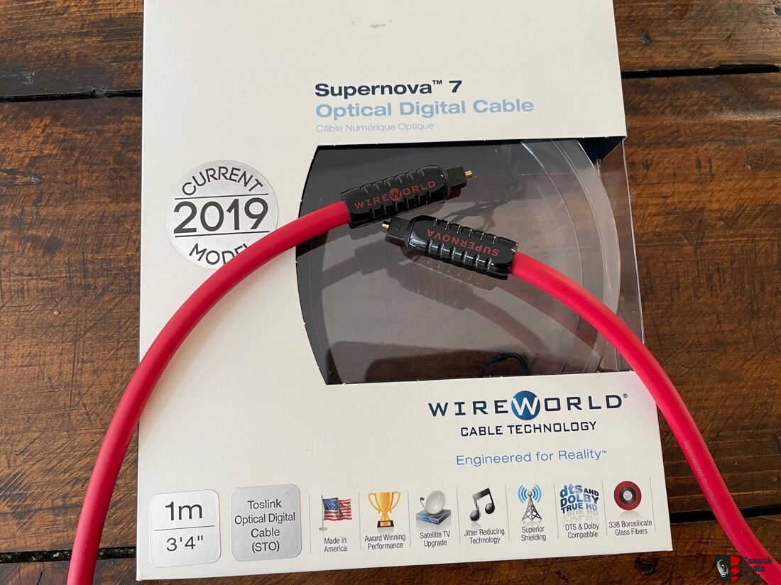WireWorld Supernova 7 Digital Optical Cable: 1M: MINT Condition ...