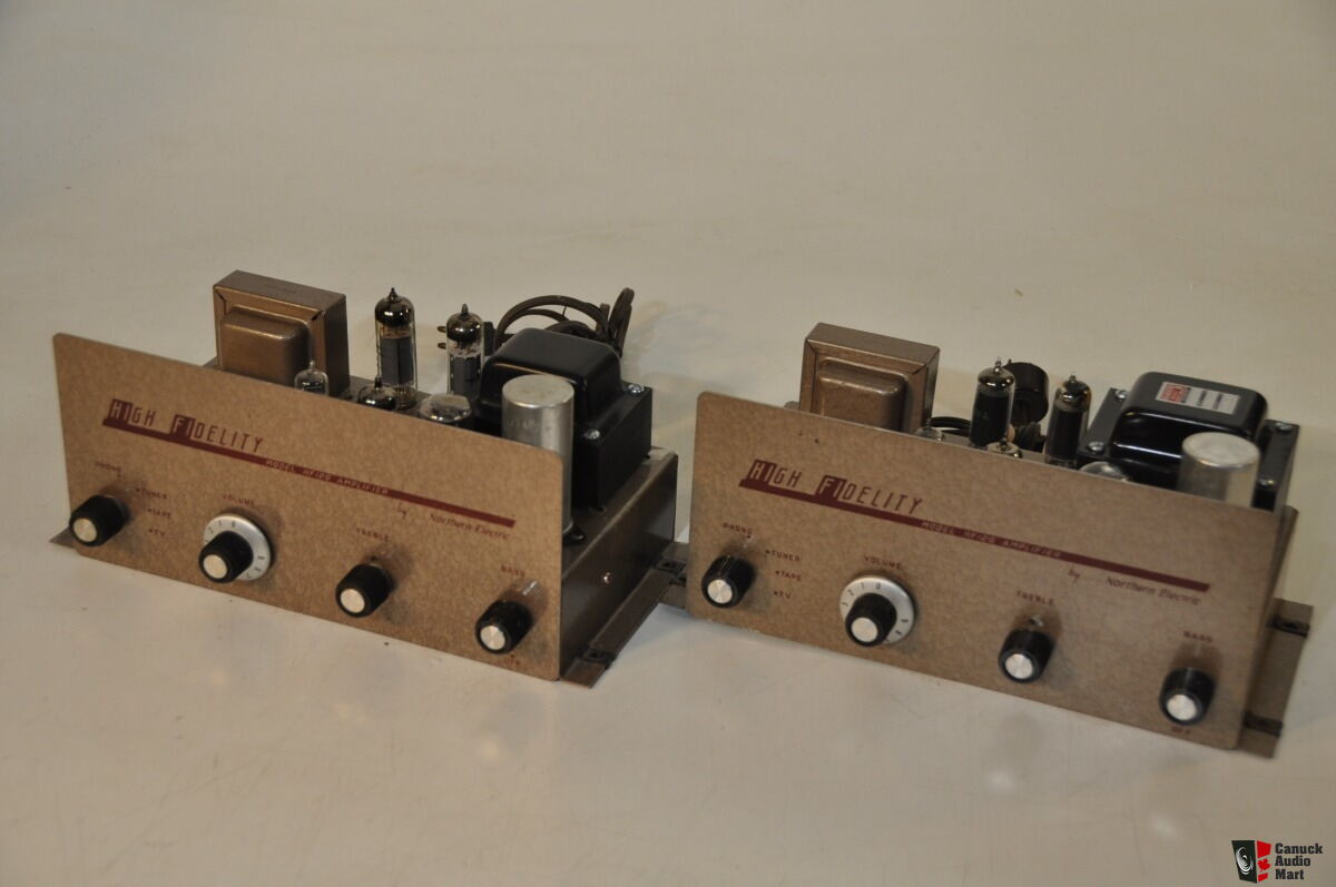Two Working NORTHERN ELECTRIC HF120 Mono Tube Amplifiers Photo #3701301 ...