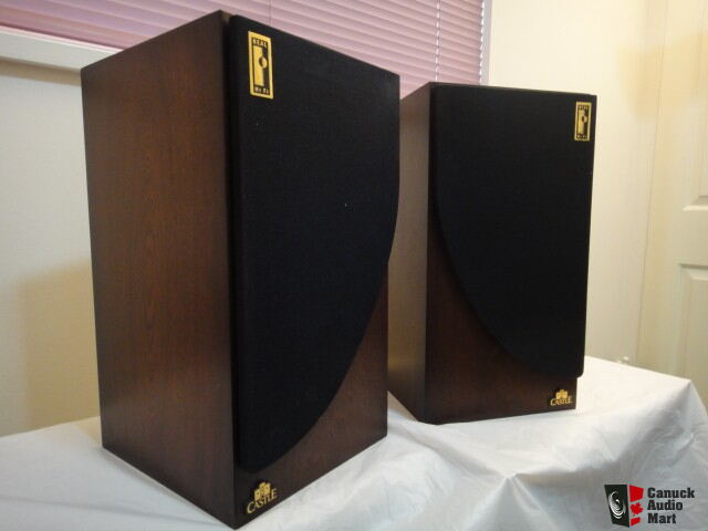 AUDIOPHILE PAIR ENGLAND CASTLE DURHAM 900 BOOK SHELF SPEAKERS, MINT ...