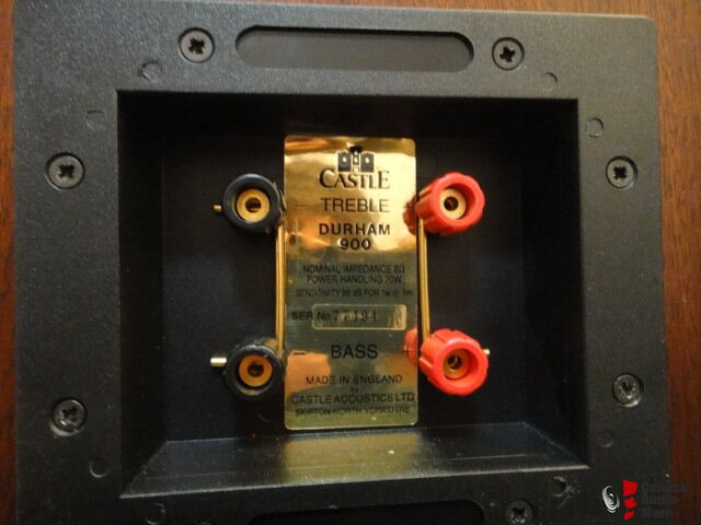 AUDIOPHILE PAIR ENGLAND CASTLE DURHAM 900 BOOK SHELF SPEAKERS, MINT ...