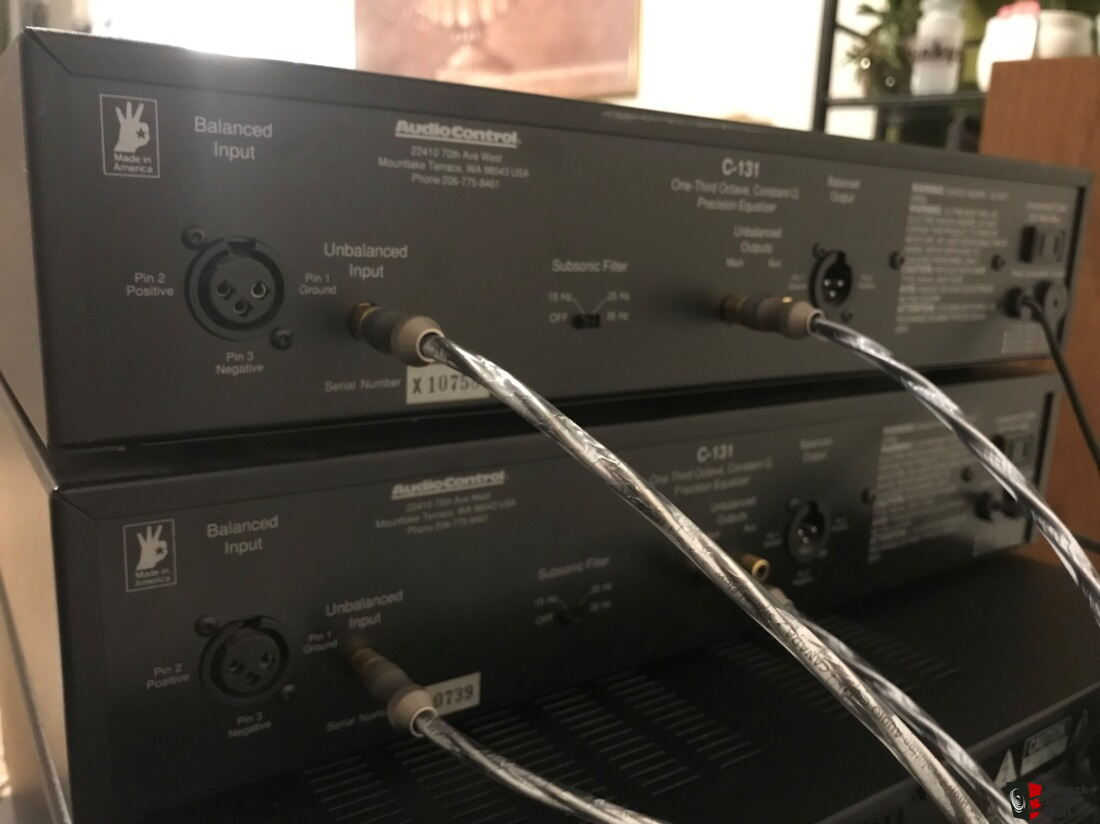 Audio Control C-131 One-Third Octave Equalizers (Pair) Photo #3703813 ...