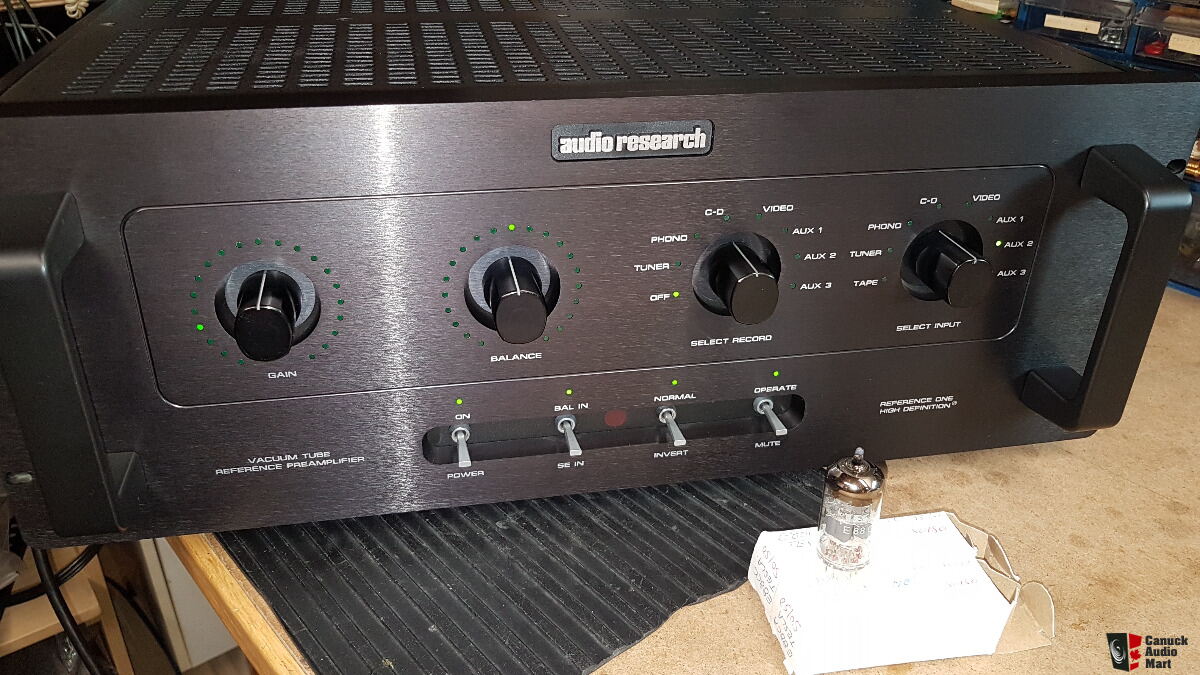 Audio Research Reference 1, tube balanced preamplifier., new tubes, new ...