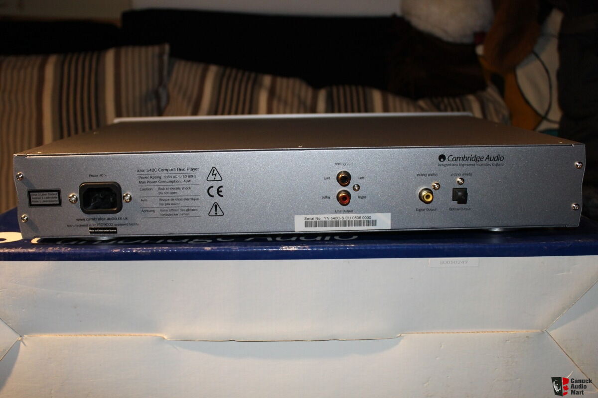 Cambridge Audio Azur 540C CD player Photo #3705103 - Canuck Audio Mart