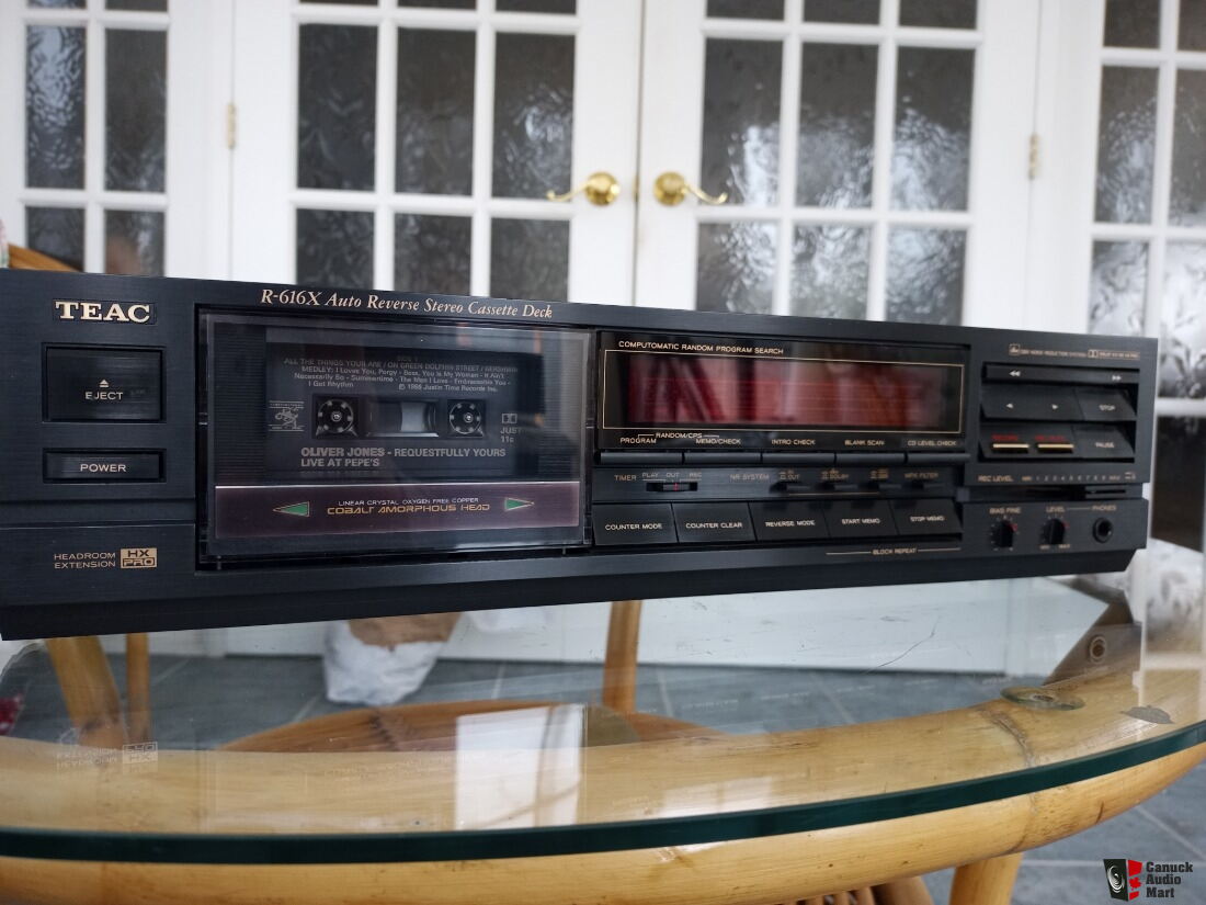 TEAC R-616X - 3 Heads / 2 Motors - Auto Reverse Cassette Deck Photo ...