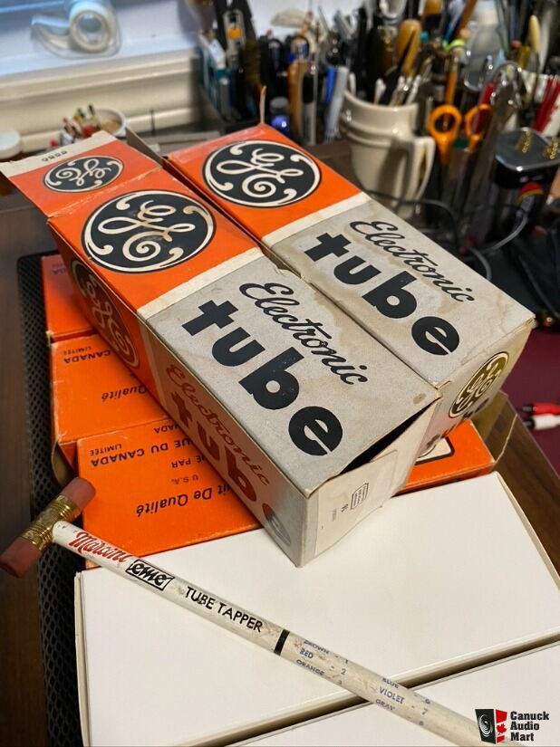 two GE 6550 output tubes - a good matching pair Photo #3706609 - US ...
