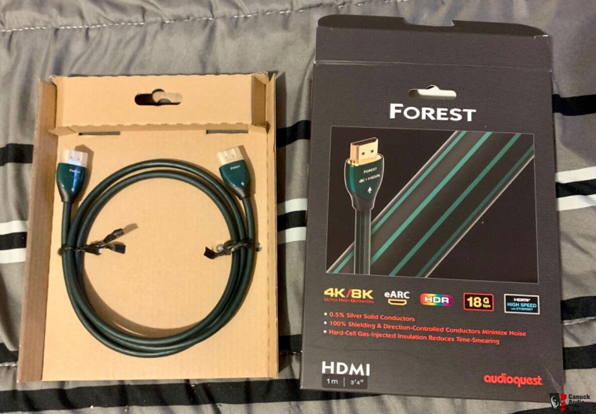 AudioQuest Forest HDMI 2.0 Cable (1m) As New For Sale - Canuck Audio Mart