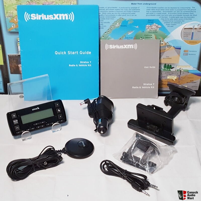 SIRIUS Stratus 7 Satellite Radio & Car Vehicle Kit ~ LIFETIME ...