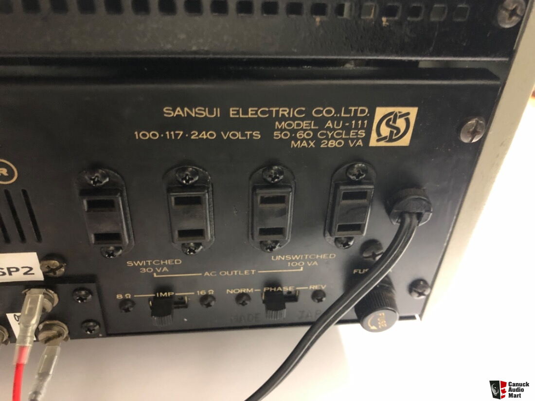 Sansui AU-111 very rare tube stereo amplifier in great condition Photo ...