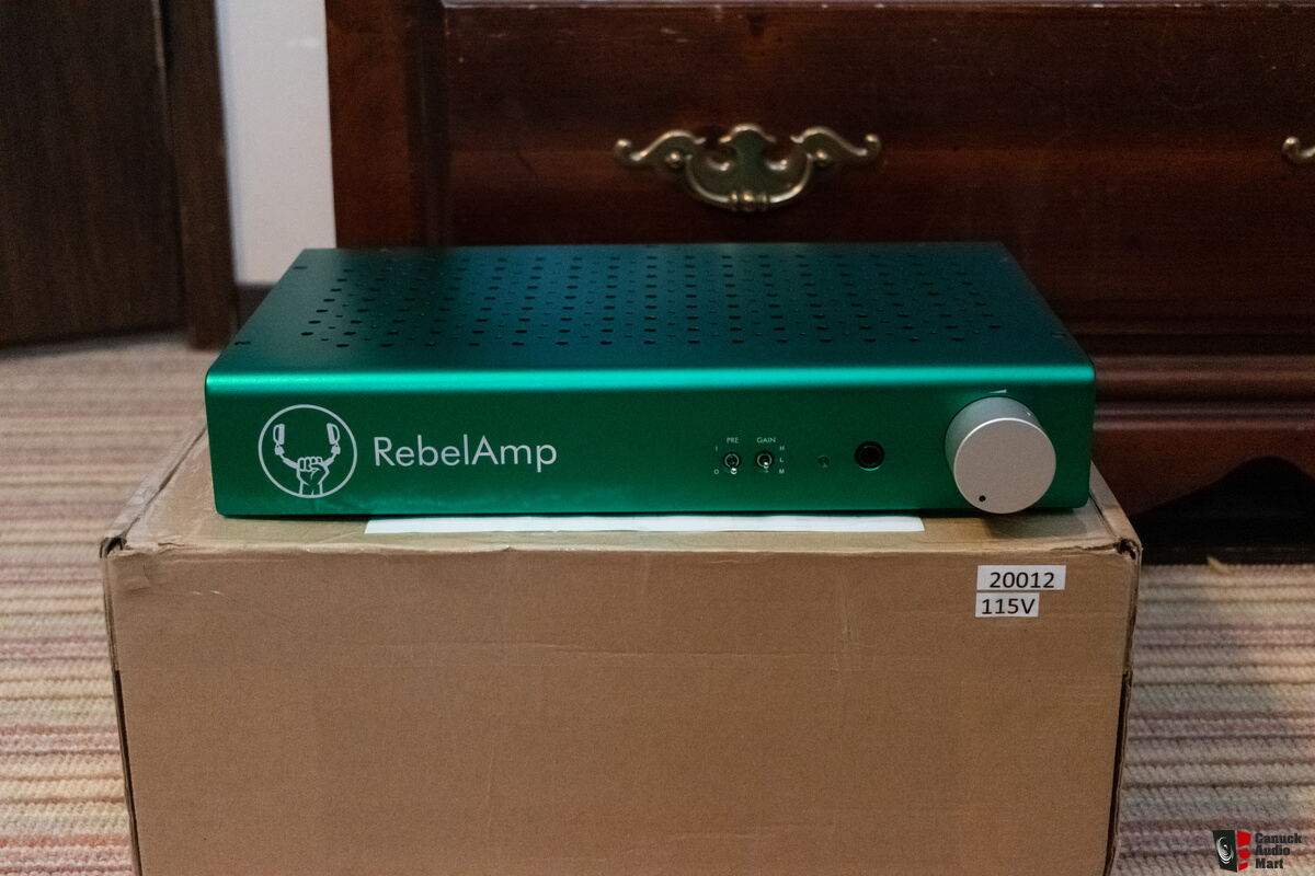 RebelAmp Class A Headphone Amplifier/Preamp For Sale - US Audio Mart