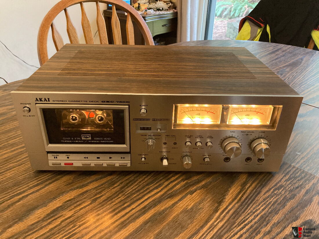 Akai GXC 750d cassette deck for sale from personal collection Photo ...
