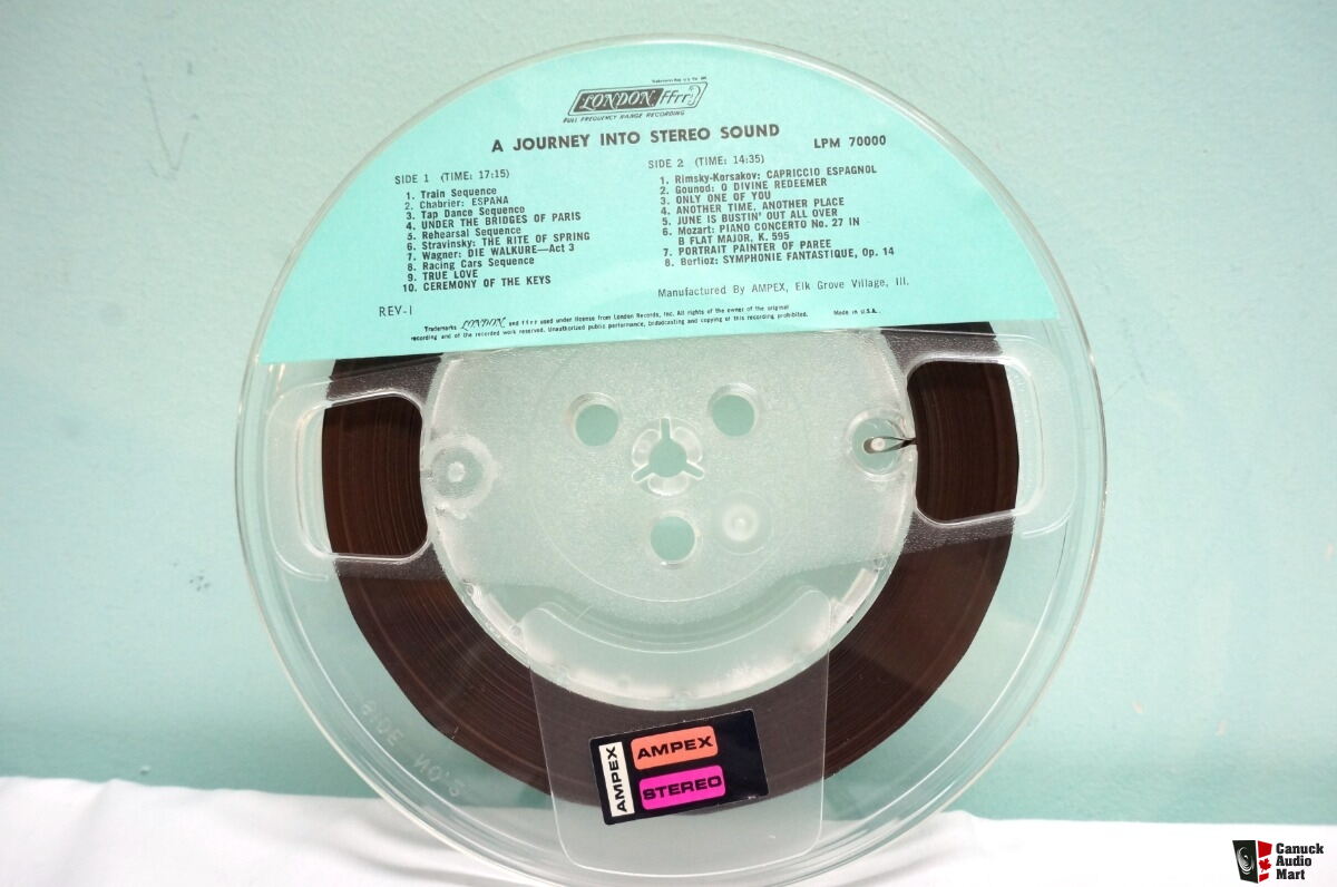 Vintage 7 inch Reel to Reel Stereo Tape - "A Journey into Stereo Sound ...